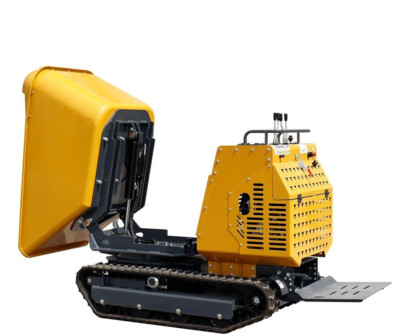 HYDRAULIC Mini Dumper 13.5HP Self Loading Motorized TRACK Barrow HEAVY ...