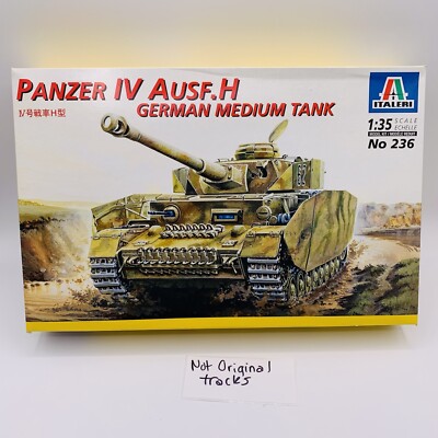 ITALERI Panzer IV Ausf.H German Medium Tank Model Kit 236 UPGRADED ...
