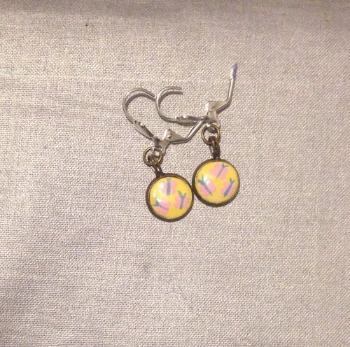 Fluttershy Dangle Earrings, MLP, nickel free hooks, Artisan Made | eBay