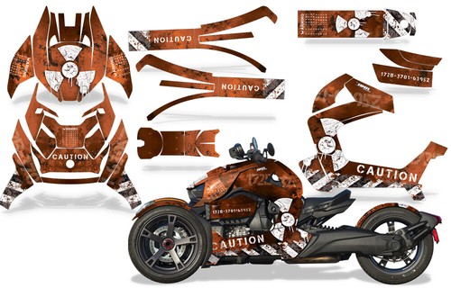 Graphic Stickers Decals for Can-Am Ryker Rally 2022 & Up Meltdown W O ...
