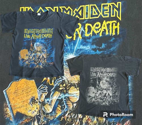 iron maiden live after death bootleg t-short vtg. | eBay
