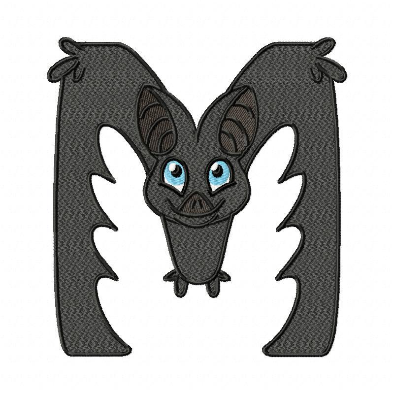 Halloween Alphabet 26 Machine Embroidery Designs on multi-formatted CD ...
