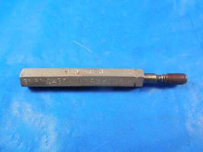 8 32 NC 3 SET THREAD PLUG GAGE #8 .164 - 32 NO GO ONLY P.D. = .1418 ...