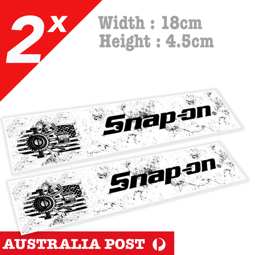 SNAP ON TOOLS Banner American Flag Tools Decals Vintage Garage Bar Man ...