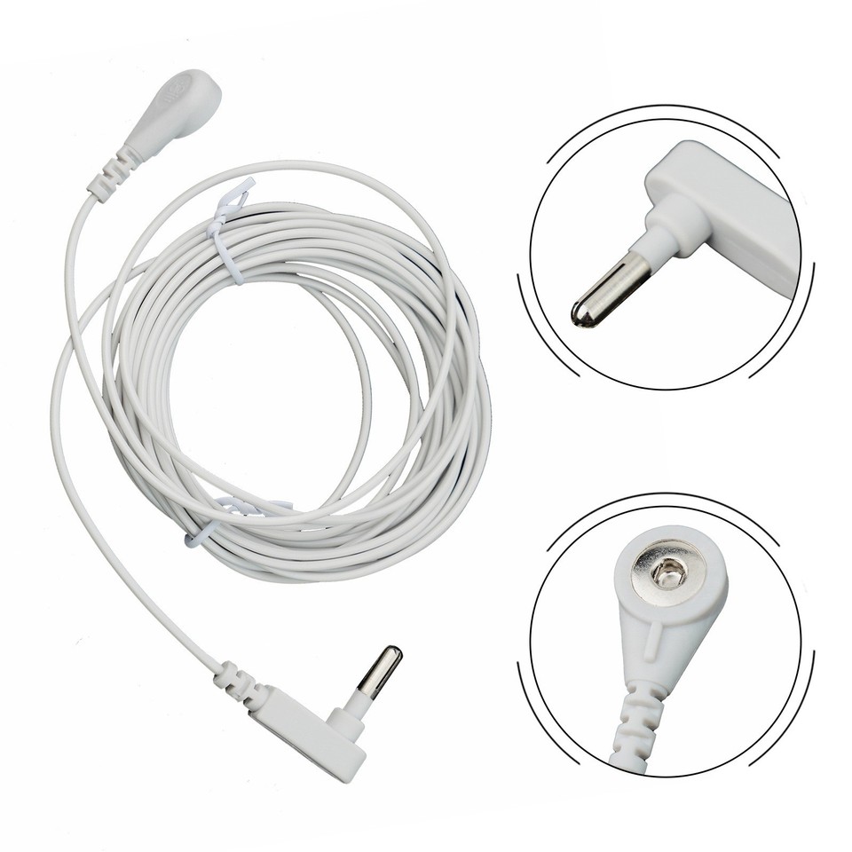 Foot Grounding Cord Mm Right Angled Snap Fitting Standard US Power ...