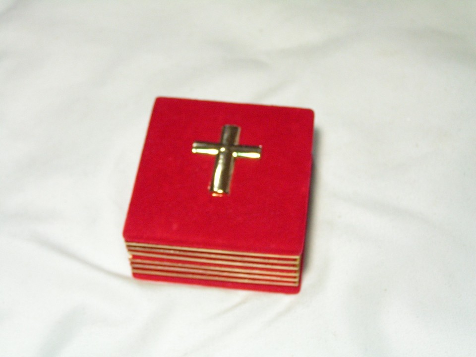 Gold Tone,Red & Clear Austrian Crystals CROSS Pendant Necklace | eBay UK