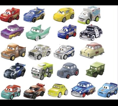 Disney and Pixar Cars Mini Racers 21-Pack of Collectible Die-Cast Toy ...
