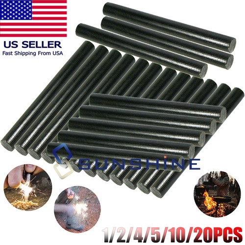 Bulks 1/2"x5'' Camping Ferrocerium Ferro Magnesium Rod Flint Sticks ...