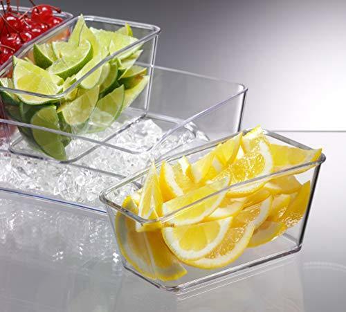 Prodyne Sb6 Condiment Bar on Ice Simply Fill Bottom of Tray for sale ...