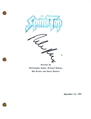Rob Reiner THIS IS SPINAL TAP Signed Autograph Movie Script Full ...
