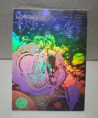 DCH13 LOBO 1993 Skybox DC Cosmic Teams HOLOGRAM HALL of FAME Chase Card ...
