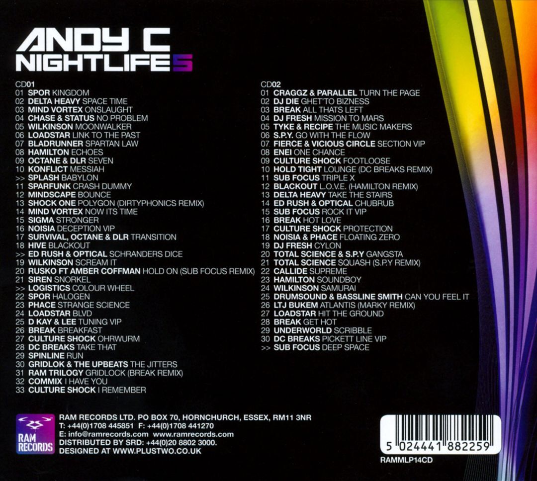 ANDY C. - NIGHTLIFE, VOL. 5 * NEW CD 5024441882259| eBay