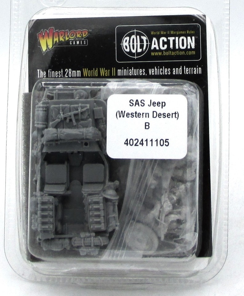 Bolt Action 402411105 SAS Jeep B (Western Desert) WW2 British Vehicle ...