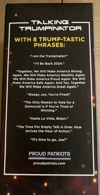 The Talking Trumpinator - Says 10 Phrases - TRUMP BOBBLEHEAD - NEW | eBay