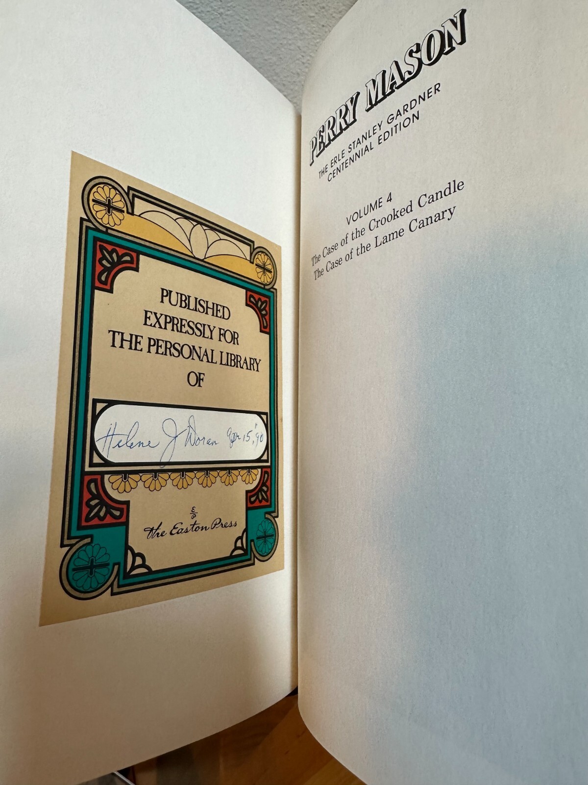 Erle Stanley Gardner PERRY MASON Easton Press Set of 3 | eBay