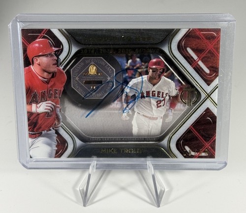 2022 Topps Tribute To MVPS Mike Trout Auto /50 Angels MVP | eBay