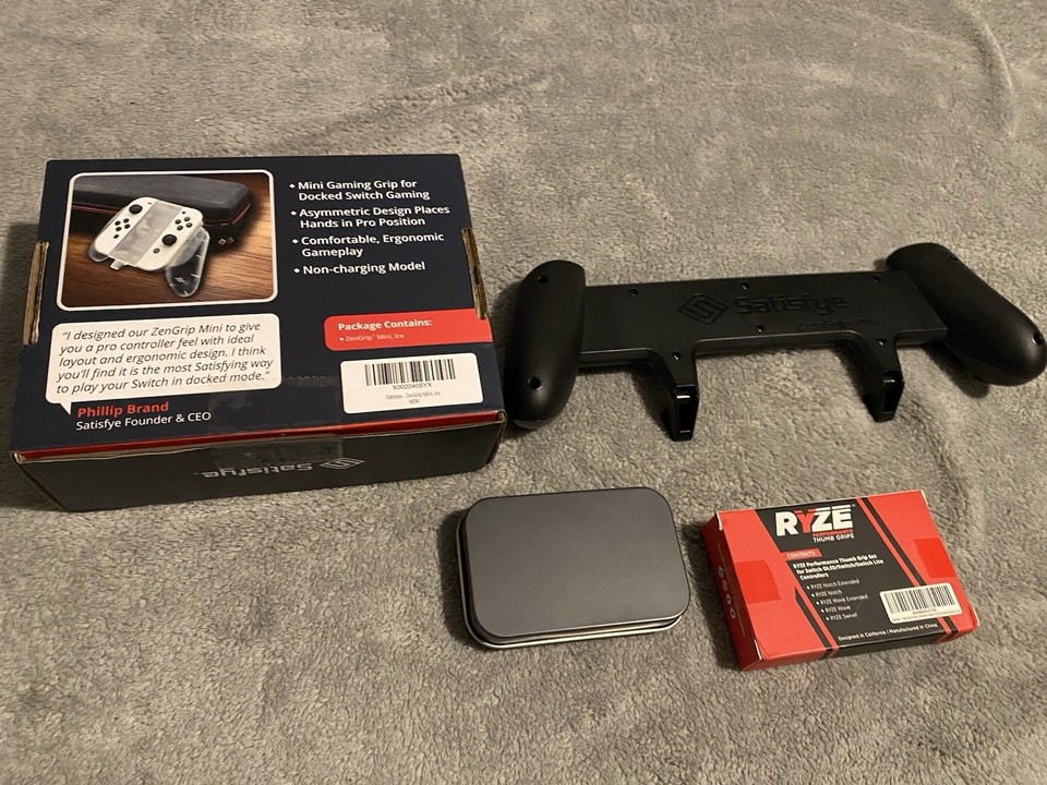 Satisfye Zen Grip Pro, Zen Grip Mini, Ryze Pads, for Nintendo Switch ...