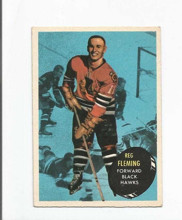 1961-62 REG FLEMING TOPPS HOCKEY CARD #26 ROOKIE "NICE CARD" | eBay