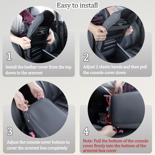 Center Console Armrest Cover for Toyota 4Runner 2025-2026, Anti-Scratch ...