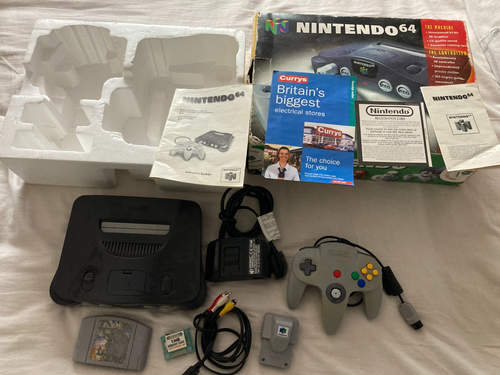 Nintendo 64 Console - Grey + star wars game, boxed | eBay UK