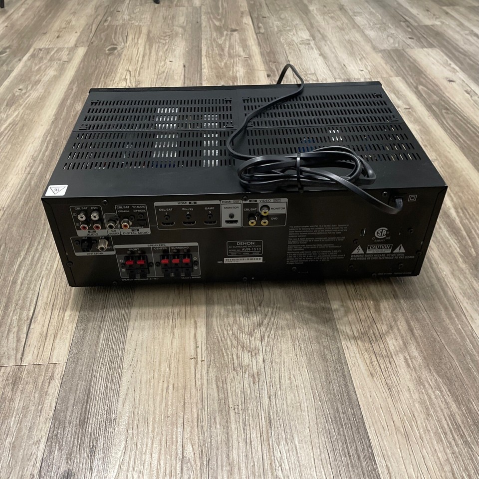 Denon AVR-1513 - 5.1 CH HDMI Home Theater Surround Sound Receiver ...