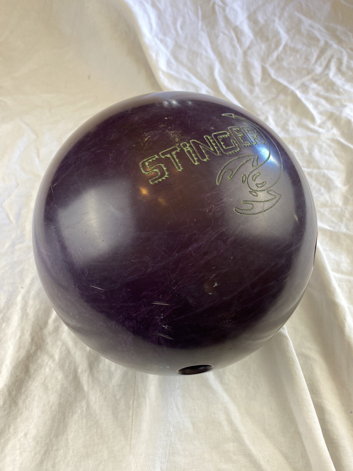 Ebonite Purple Stinger BOWLING Ball 13lb. Drilled USA | eBay