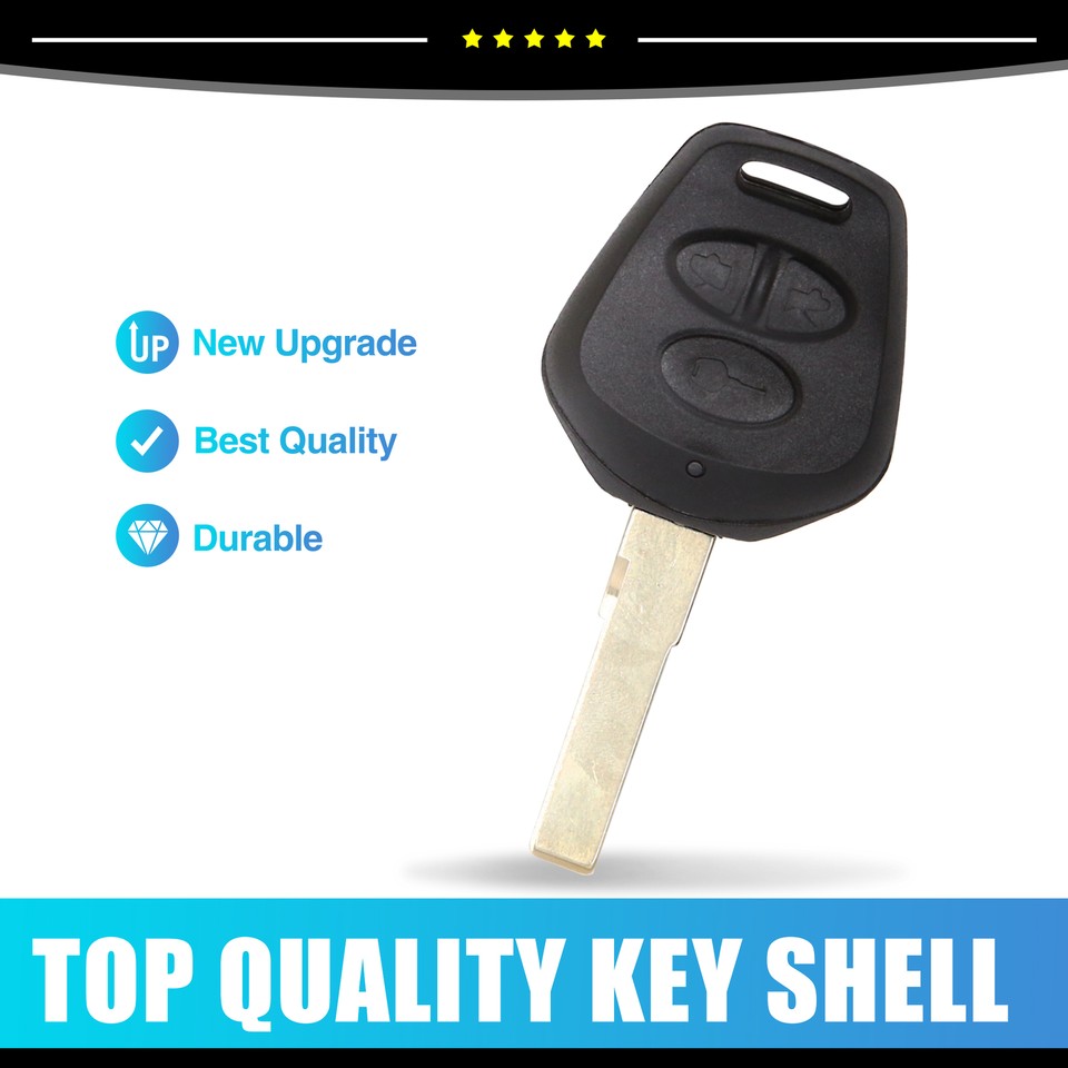 Piece of 1 Car Key Fob Shell Case fit for Porsche Cayenne 911 996 ...