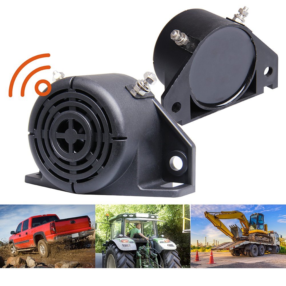 UNIVERSAL REVERSE BACKUP WARNING ALARM 102dB BEEP HORN CONSTRUCTION ...