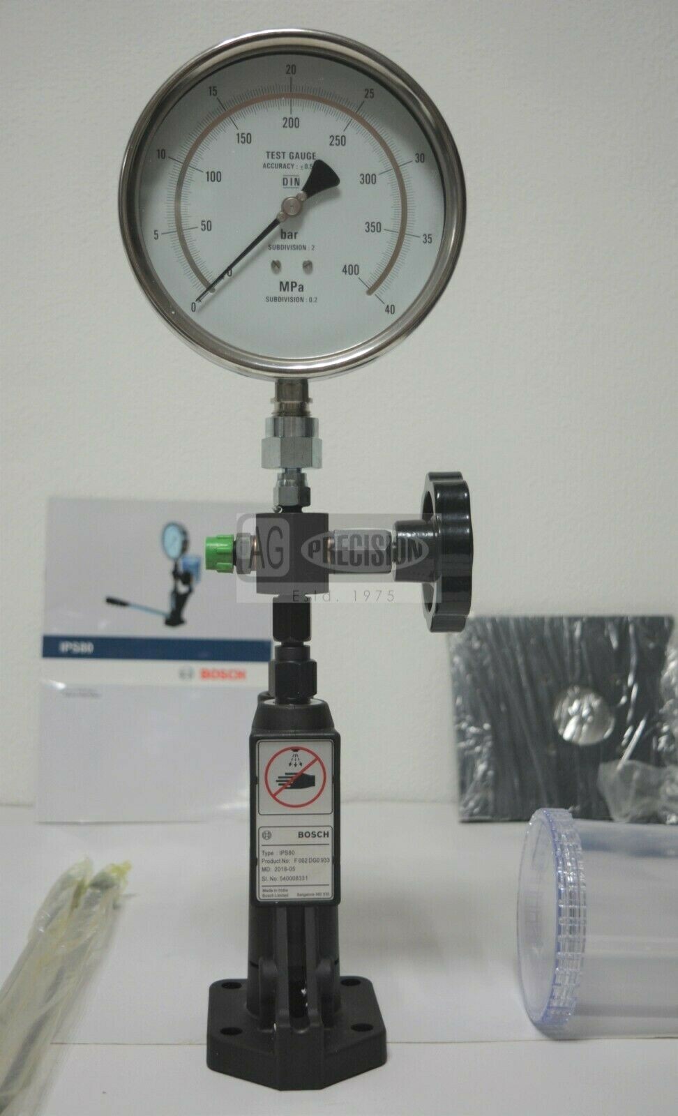 Genuine Bosch IPS 80 Diesel Injector Nozzle Pop Tester, P/N: F002 DG0 ...