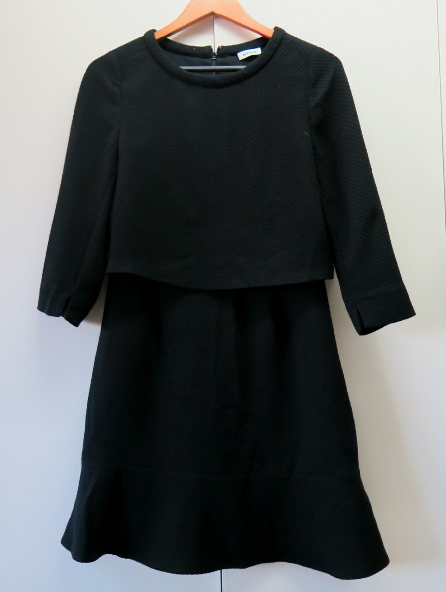 Stylish Black Texture Jersey Box Dress from MARCS - S… - Gem