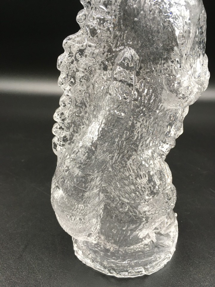 Godzilla Limited Decanter Vintage Clear Glass Bottle TOHO UNICON JAPAN ...