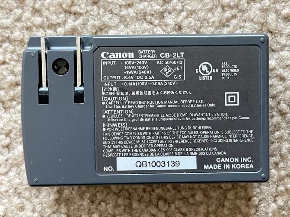 Canon CB-2LT Battery Charger | eBay