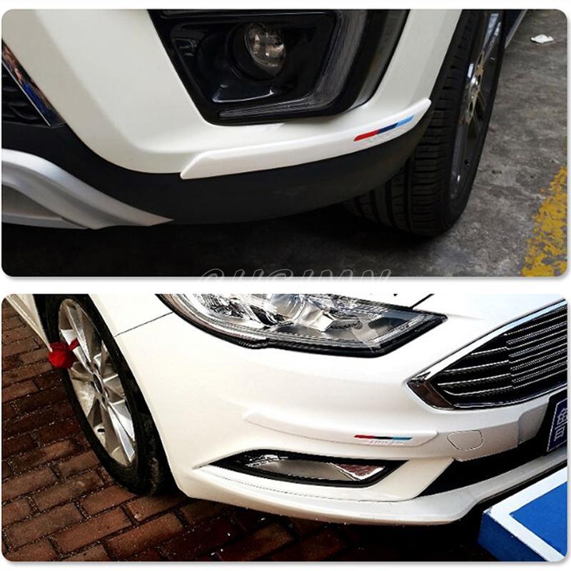 Car Front Rear Bumper Scratch Protector Wheel Fender Strip Corner Guard ...