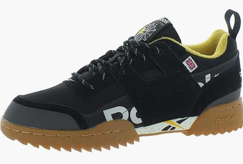 Reebok Workout Plus Ripple DV7200 MU Men's Shoes Black Fiercegold Coal ...