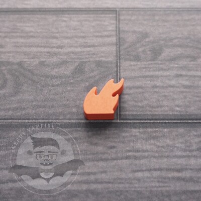 Fire Tower: Fight Fire with Fire | Wooden Flame Token, For Wind ...