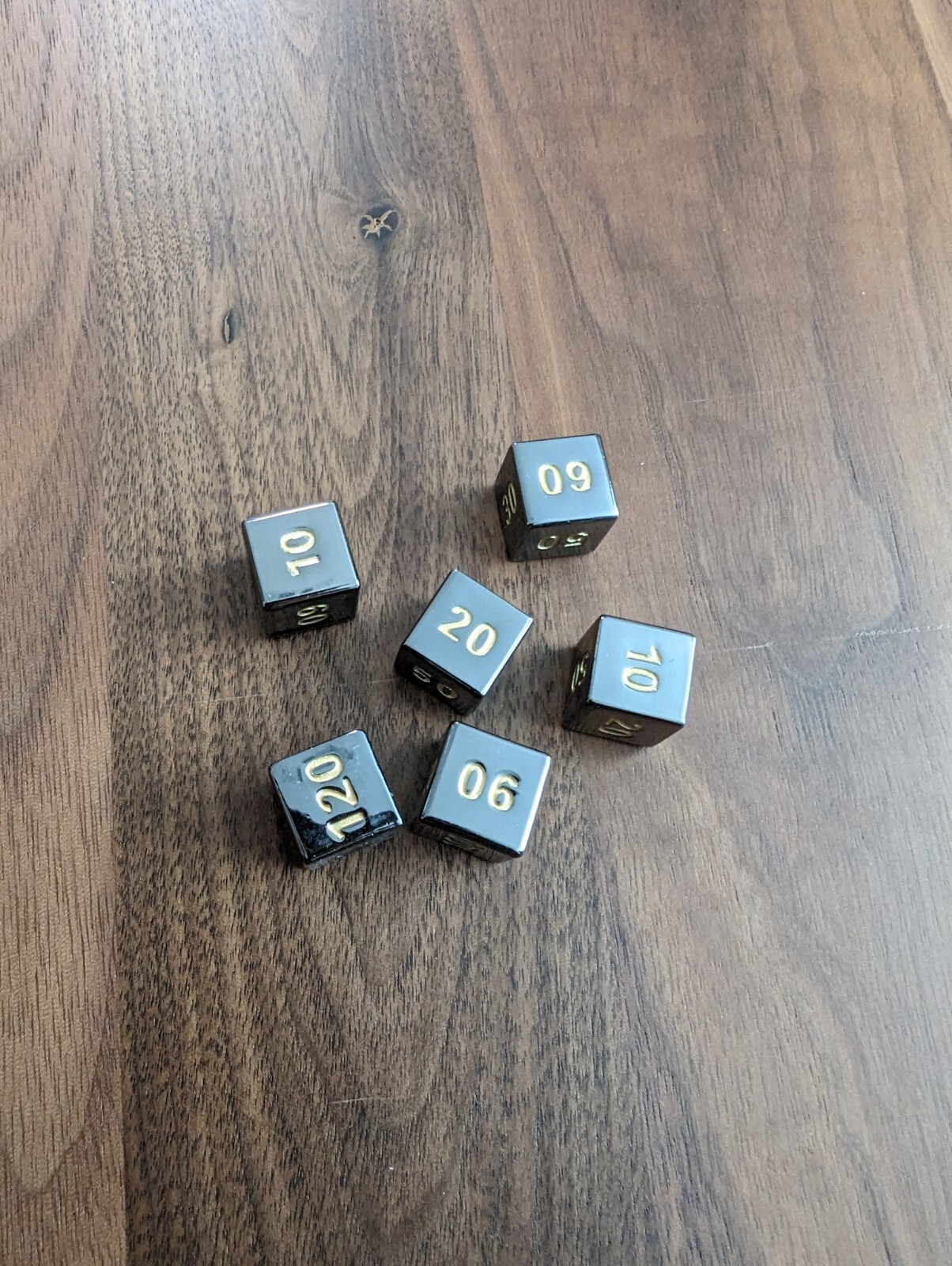 Pokemon - Metal Damage Counter Dice - Set Of 6 (Silver) | eBay
