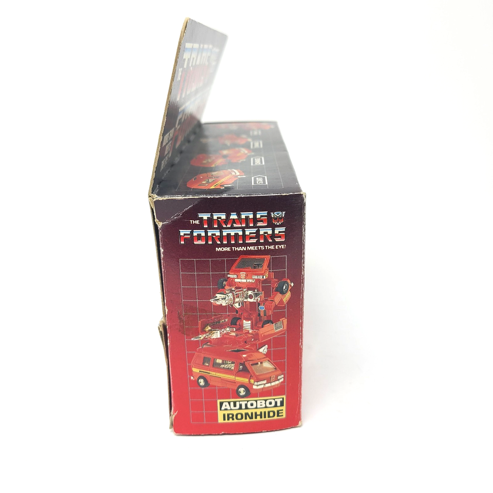 Transformers G1 Ironhide 100% Complete Beautiful Chrome Box Pre-Rub ...