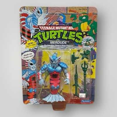 Playmates 1992 Teenage Mutant Ninja Turtles MERDUDE TMNT Unpunched MOC ...