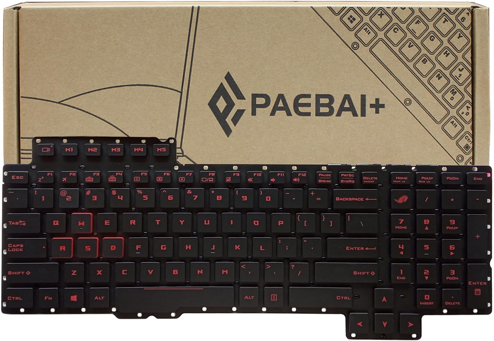 New Replacement Laptop Keyboard Backlit for ASUS ROG G752 G752V G752VT ...