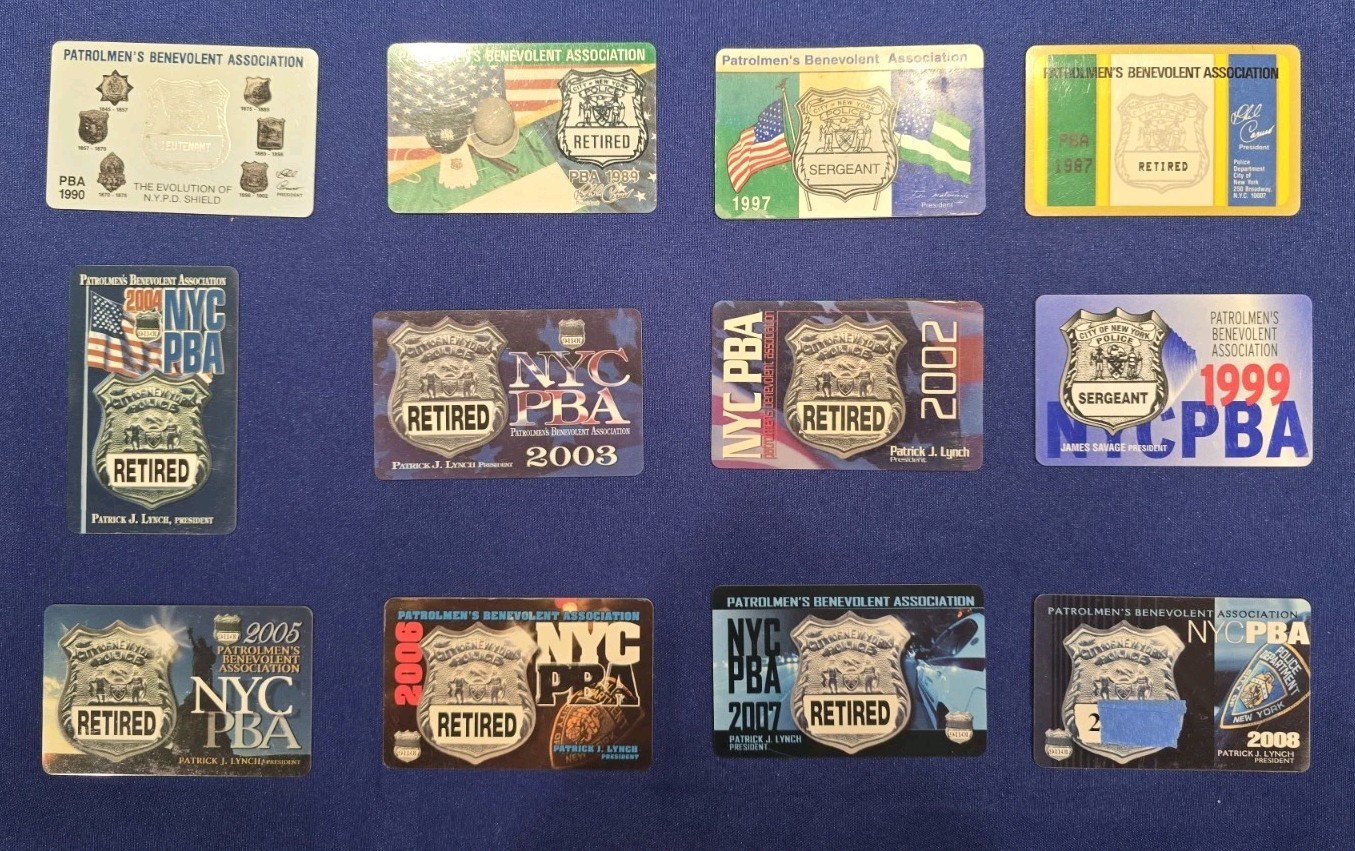 Collectors Lot PBA New York City Police NYPD Card Collection | eBay