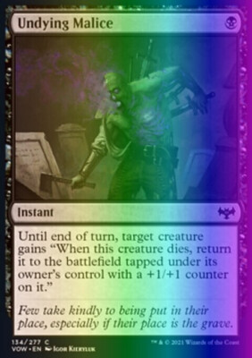 MTG Magic the Gathering Undying Malice (134/596) Innistrad Crimson Vow ...