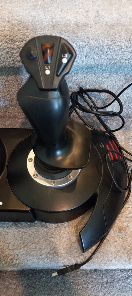 Thrustmaster T-Flight HOTAS X V.2 Two-Piece USB Throttle Joystick for ...