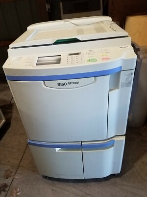 Riso Risograph RP3700 Digital Duplicators,9K on masters,94k copier ...