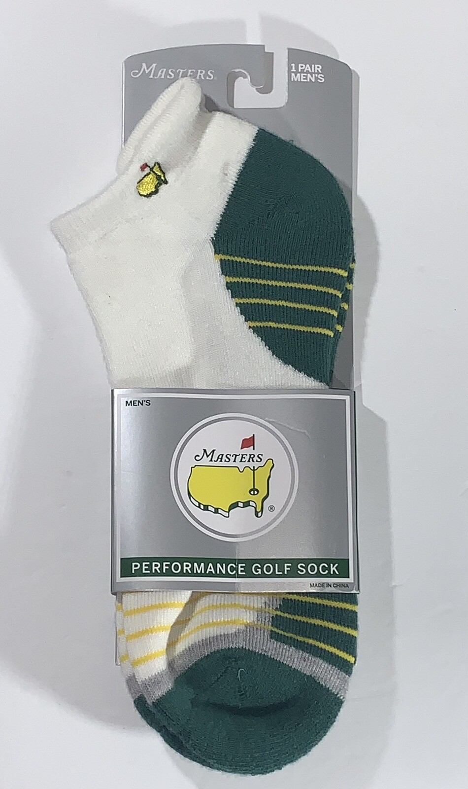 Masters golf Mens Socks Foot Joy performance green & white Augusta ...