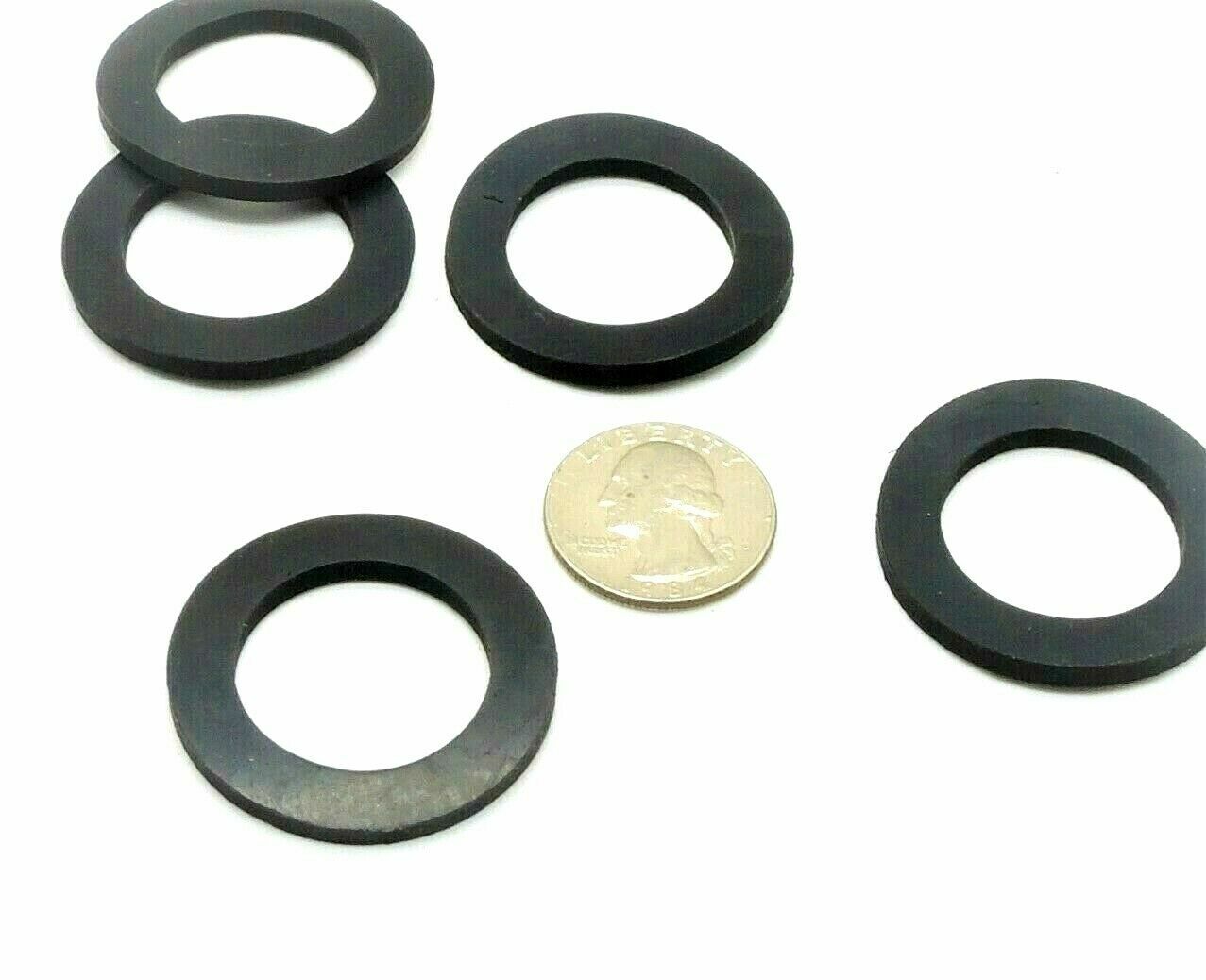 3/4" ID Large Rubber Washers 1-1/4" OD; 1/8" Thick Pack of 2, 4, 6 or ...