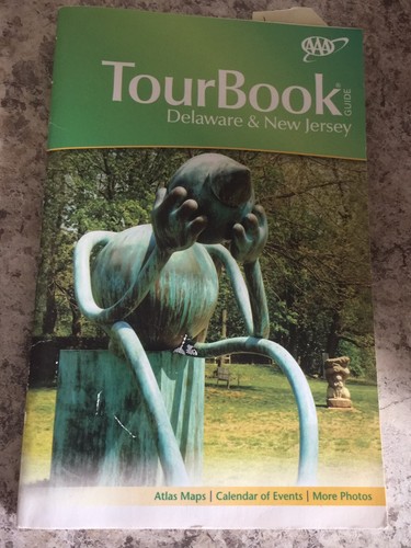 Triple AAA Tour Book Guide Maps Reviews Delaware & New Jersey Paperback ...