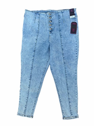 NOBO/No Boundaries High Rise Crop Skinny Front Seam Jean Sz 21 (38x27 ...