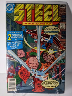 Steel:the Indestructible Man #3 (1978), DC Comics, 12 PICTURES ...