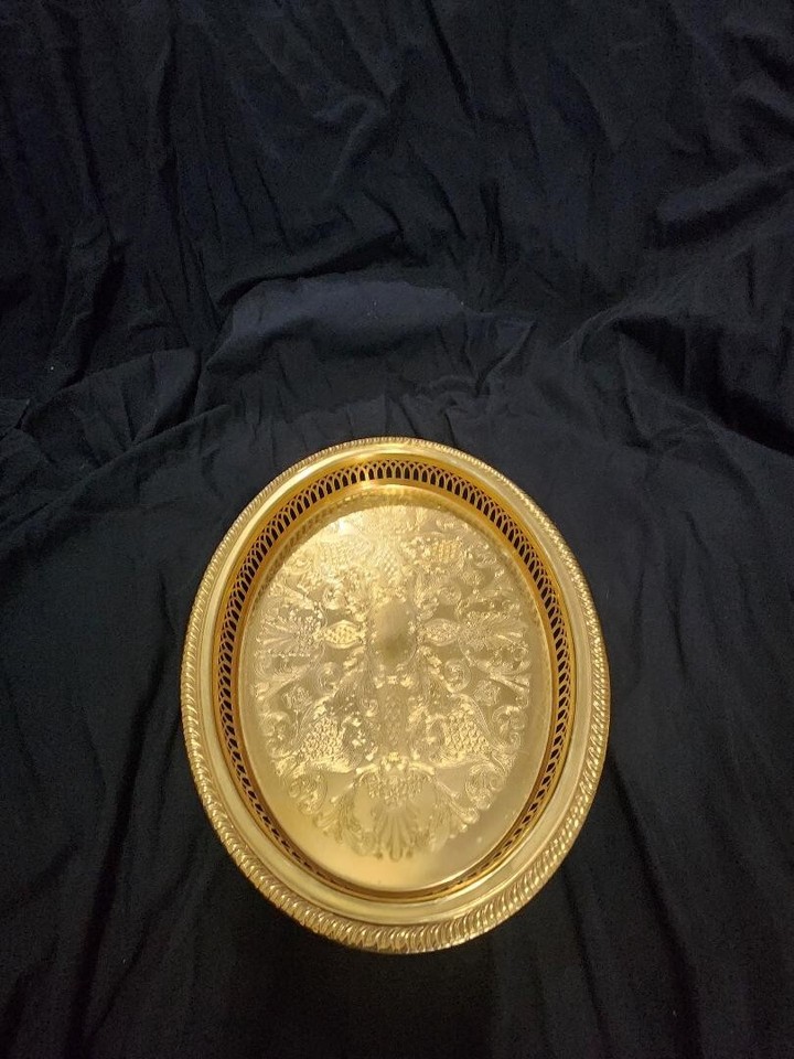 24k Gold plated WMF-IKORA platter and 2 Goblets set | eBay