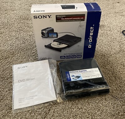 Sony VRD-P1 DVDirect Express for DVD Writer Handycam Camcorder New Open ...